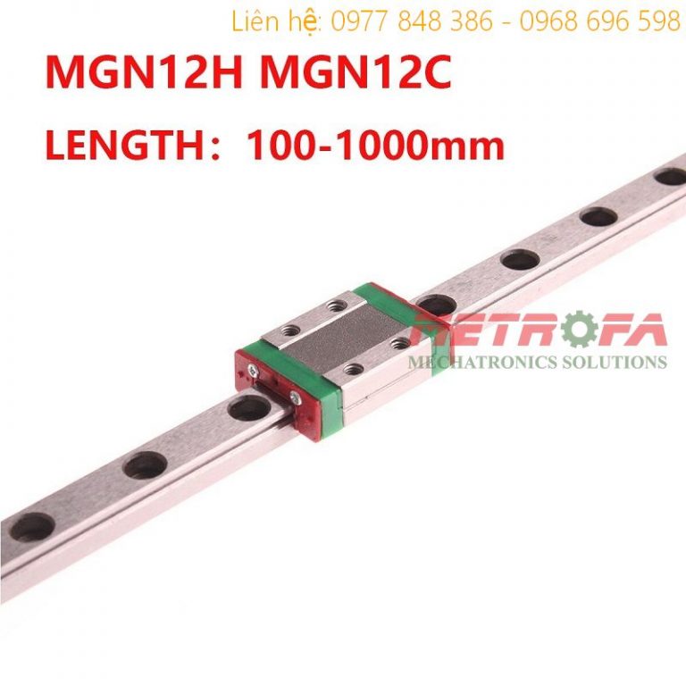 Con trượt HIWIN MGN12C, MGN12H - Thiết bị cơ khí chế tạo máy